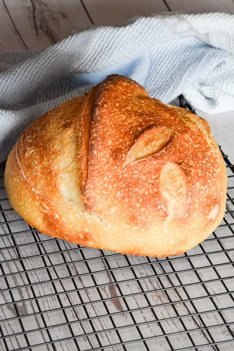 Long Fermented Sourdough Bread Recipe - Beginner's Guide - Stretch and ...