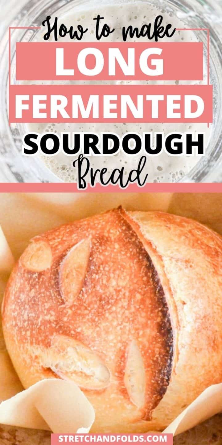 Long Fermented Sourdough Bread Recipe - Beginner's Guide - Stretch and ...