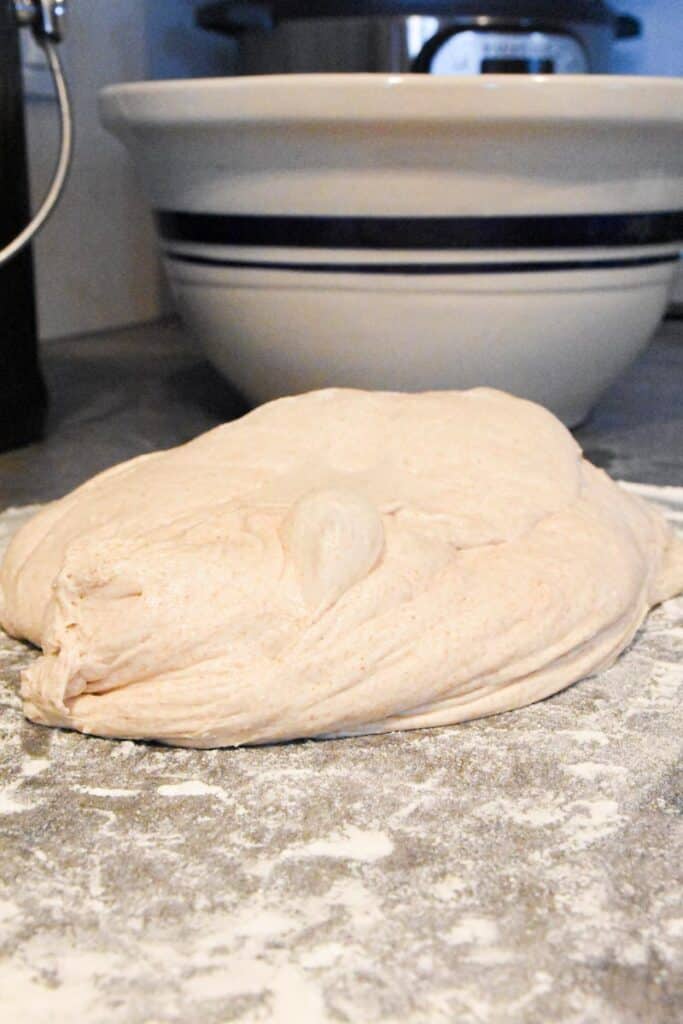 No-Knead Rustic Whole Wheat Sourdough Bread Recipe - Stretch and Folds