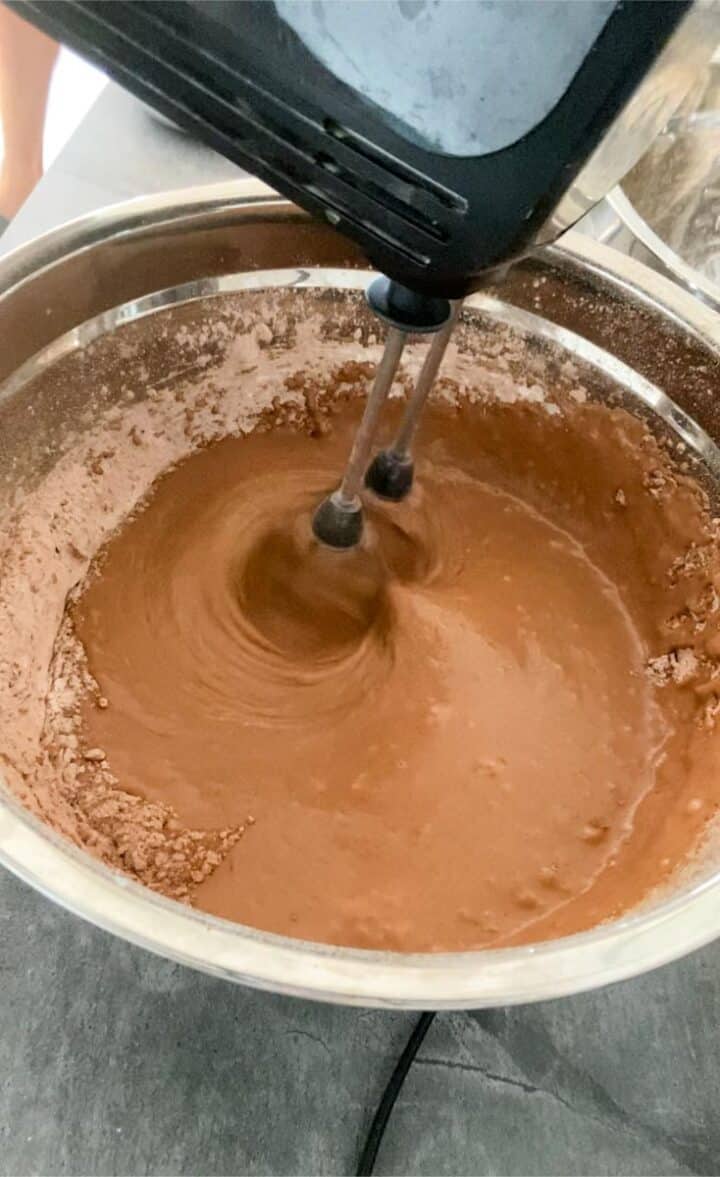 Sourdough Discard Chocolate Coconut Cake Squares - Stretch and Folds