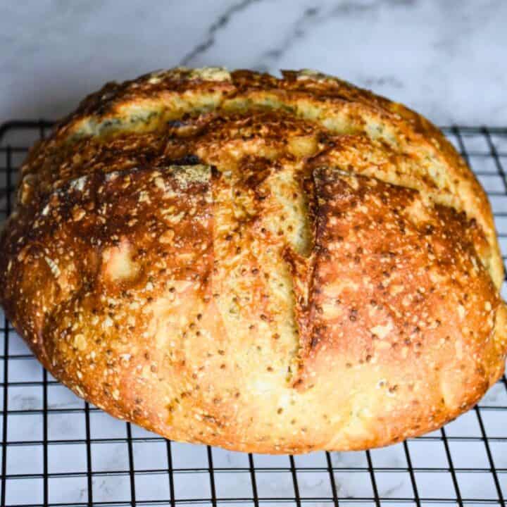 Sourdough Bread in a Loaf Pan (Two-Pan Method) - Stretch and Folds