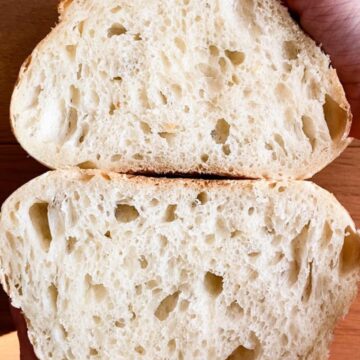 Long Fermented Sourdough Bread Recipe - Beginner's Guide - Stretch and ...