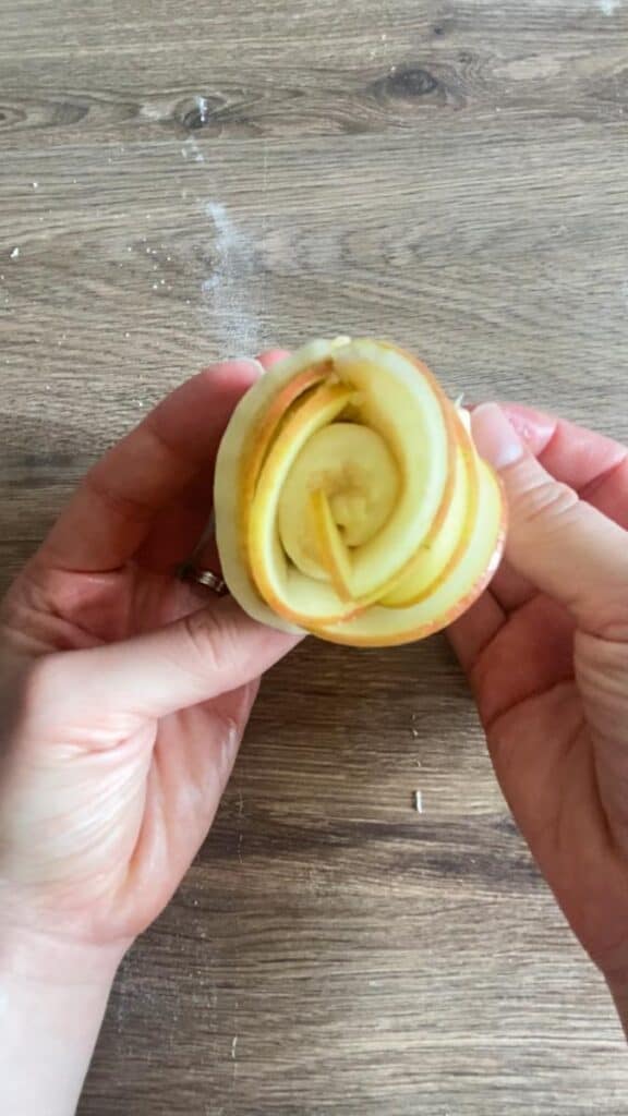 Sourdough Apple Cinnamon Roll Roses Recipe - Stretch and Folds