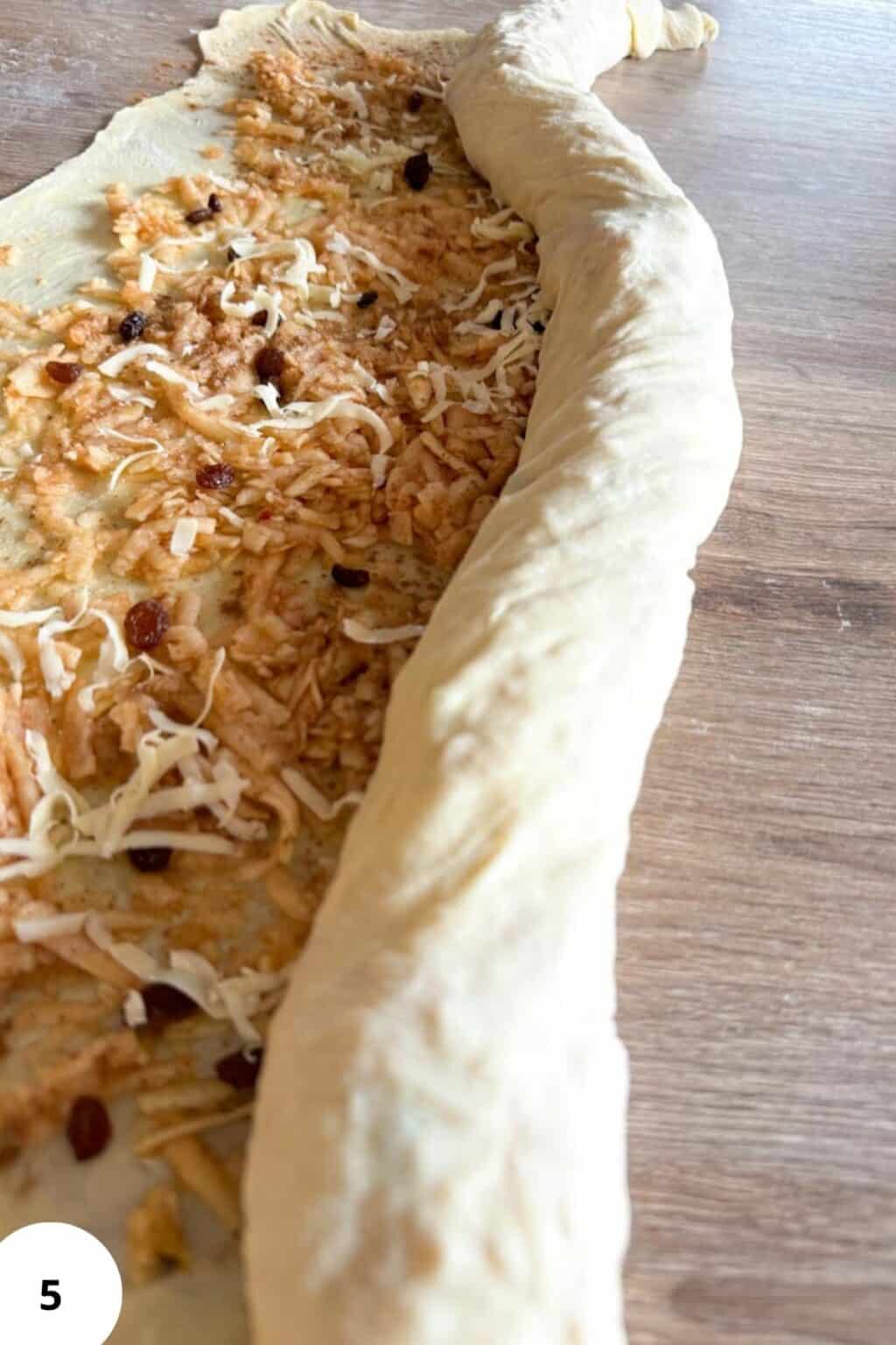 Traditional Apple Strudel Recipe - Stretch and Folds