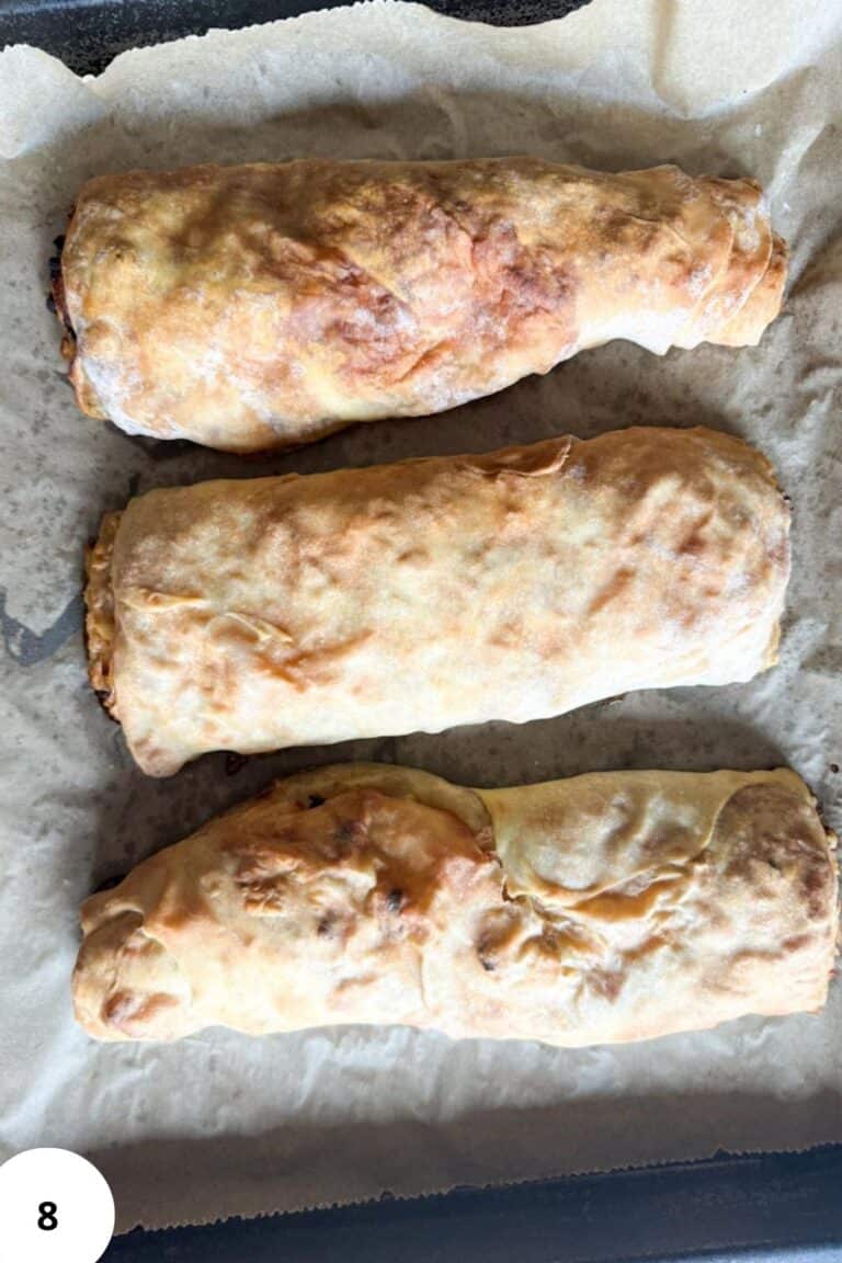 Traditional Apple Strudel Recipe - Stretch and Folds